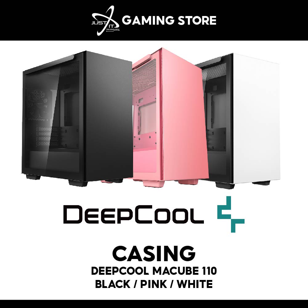DEEPCOOL MACUBE 110 M-ATX GAMING CASE ( BLACK / WHITE / PINK / GREEN ...