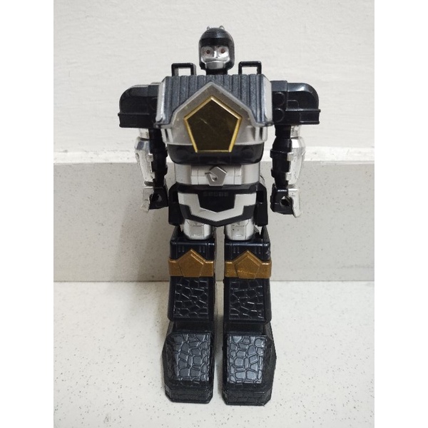 Mighty Morphin Power Rangers Deluxe Shogun Megazord Black Frog Zord ...