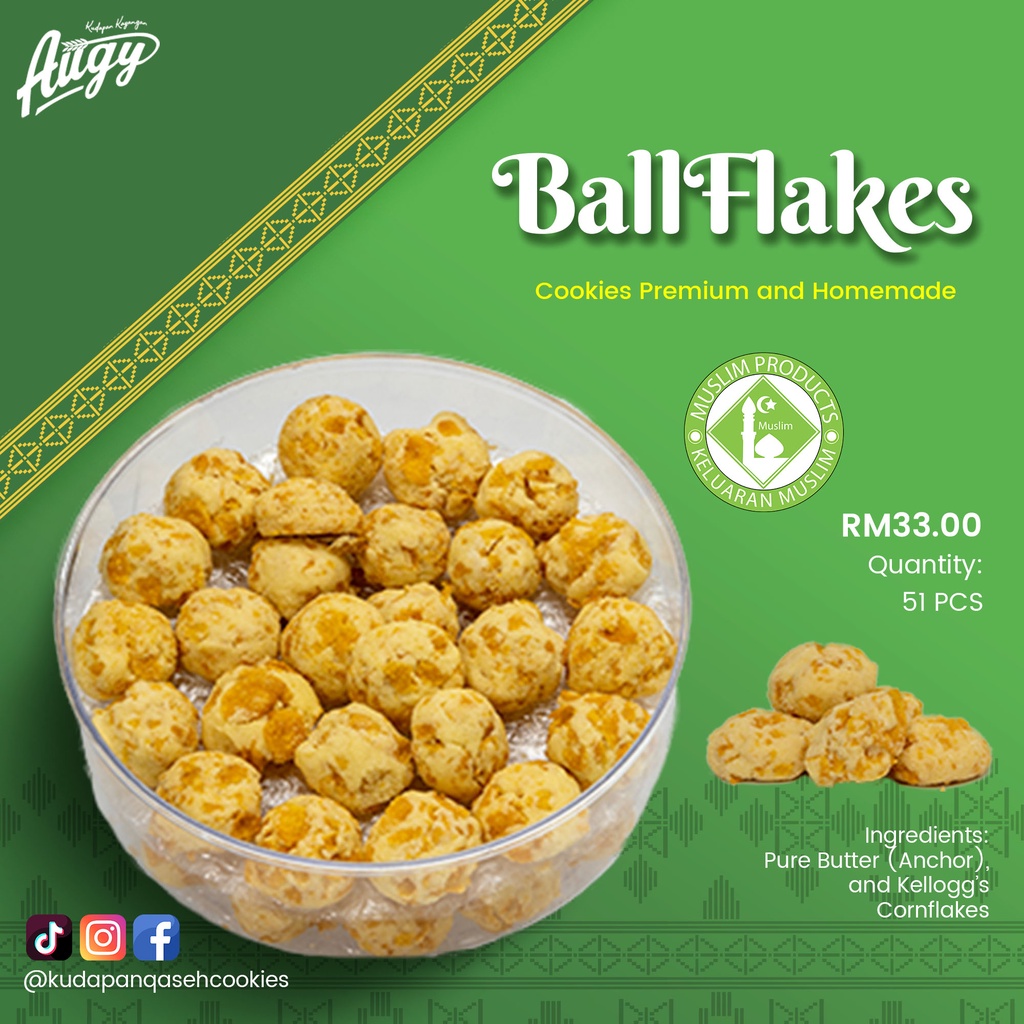CORNFLAKES BALL ( 51 PCS ) | Shopee Malaysia