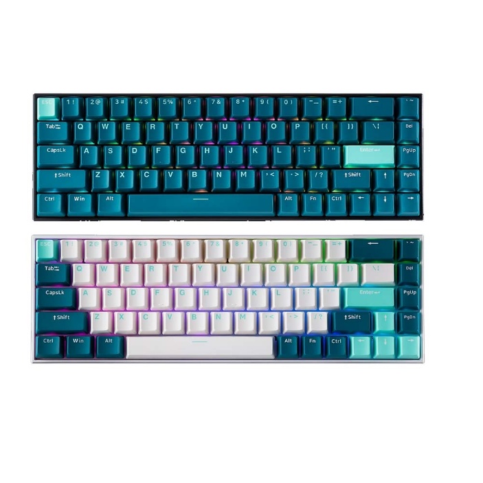 Tecware B68+ RGB Wireless Mechanical Keyboard Black/White - Gateron ...