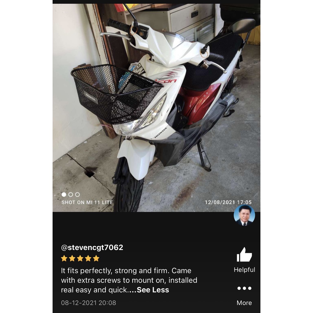 🔥🇹🇭 BAKUL HONDA ICON SKUTER 🔥🇹🇭 SCOOTER HONDA IKON BAKUL RAGA DEPAN PNP ...