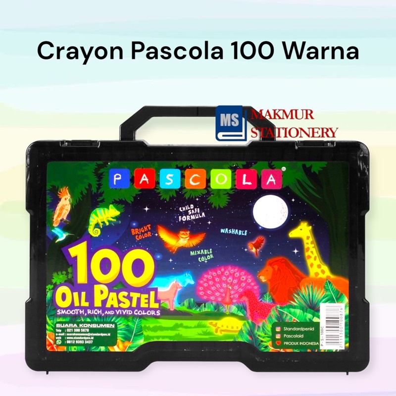 Crayon Pascola 100 Pastel Oil Colors | Shopee Malaysia