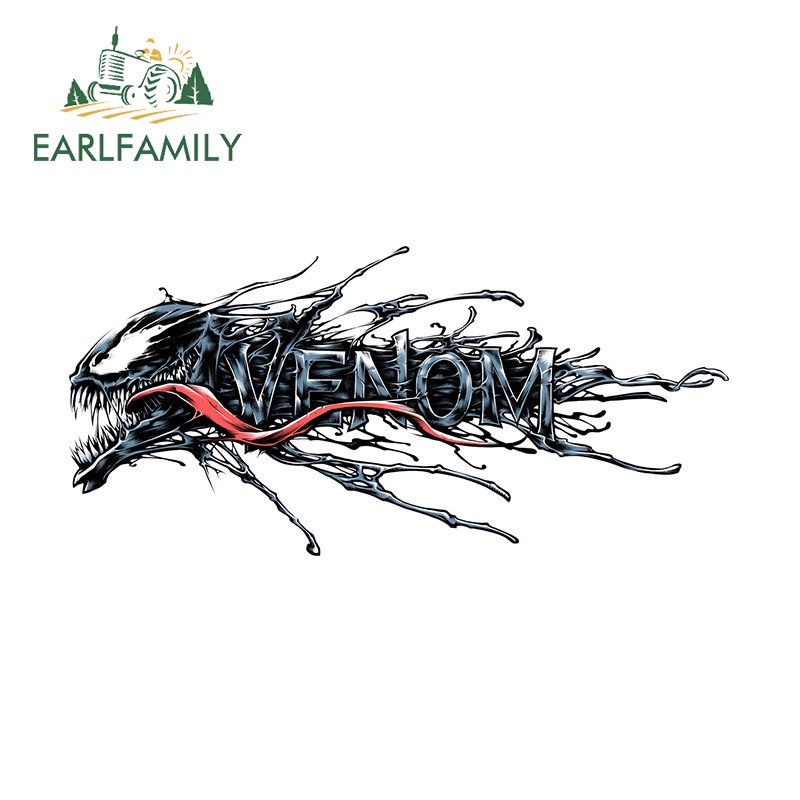 EARLFAMILY 13cm x 6.1cm Venom Car Stickers Anime Girl Decal Vinyl ...