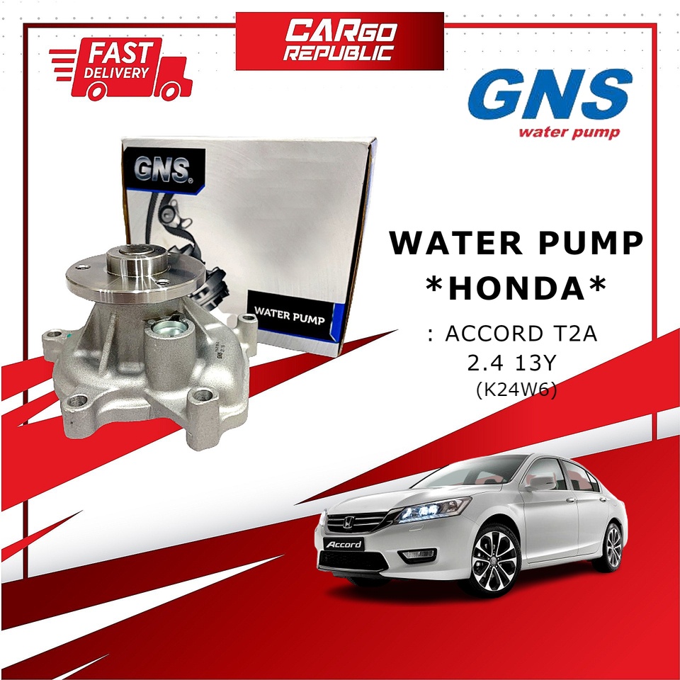 GNS Water Pump Honda Accord T2A 2.4 13'Y (K24W6) Quality Guarantee 100% ...