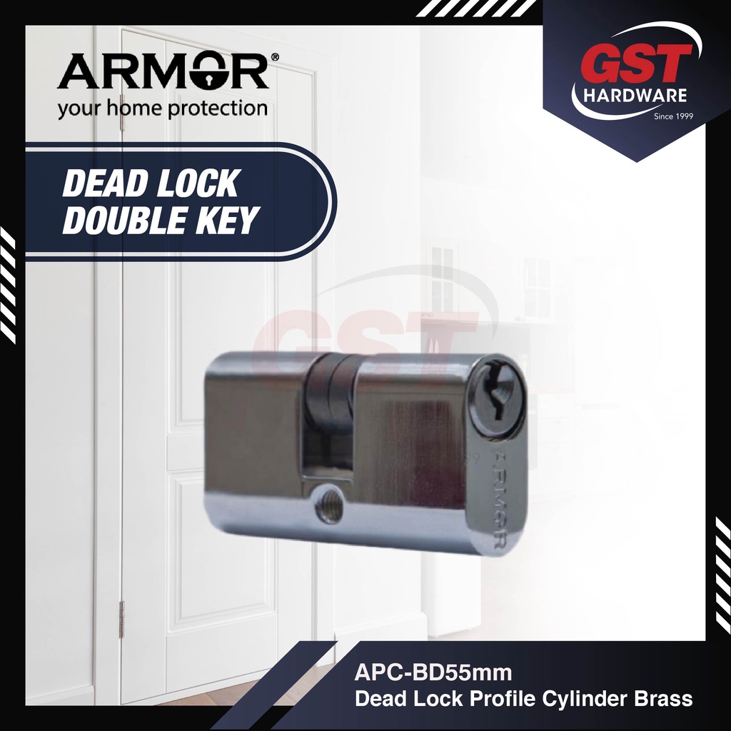 Armor Dead Lock Profile Cyclinder Brass Dead Lock | Shopee Malaysia