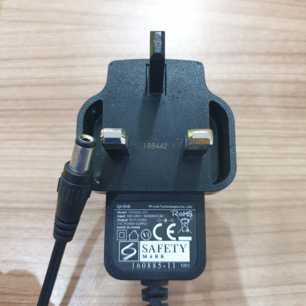 New TP-LINK POWER ADAPTOR 9V 0.6A 9V 0.85A MODEL: T0900060-2D1 | Shopee ...