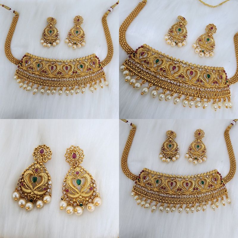📌 READY STOCK 📌 MATTE QUALITY HIGH NECK CHOKER SET | Shopee Malaysia