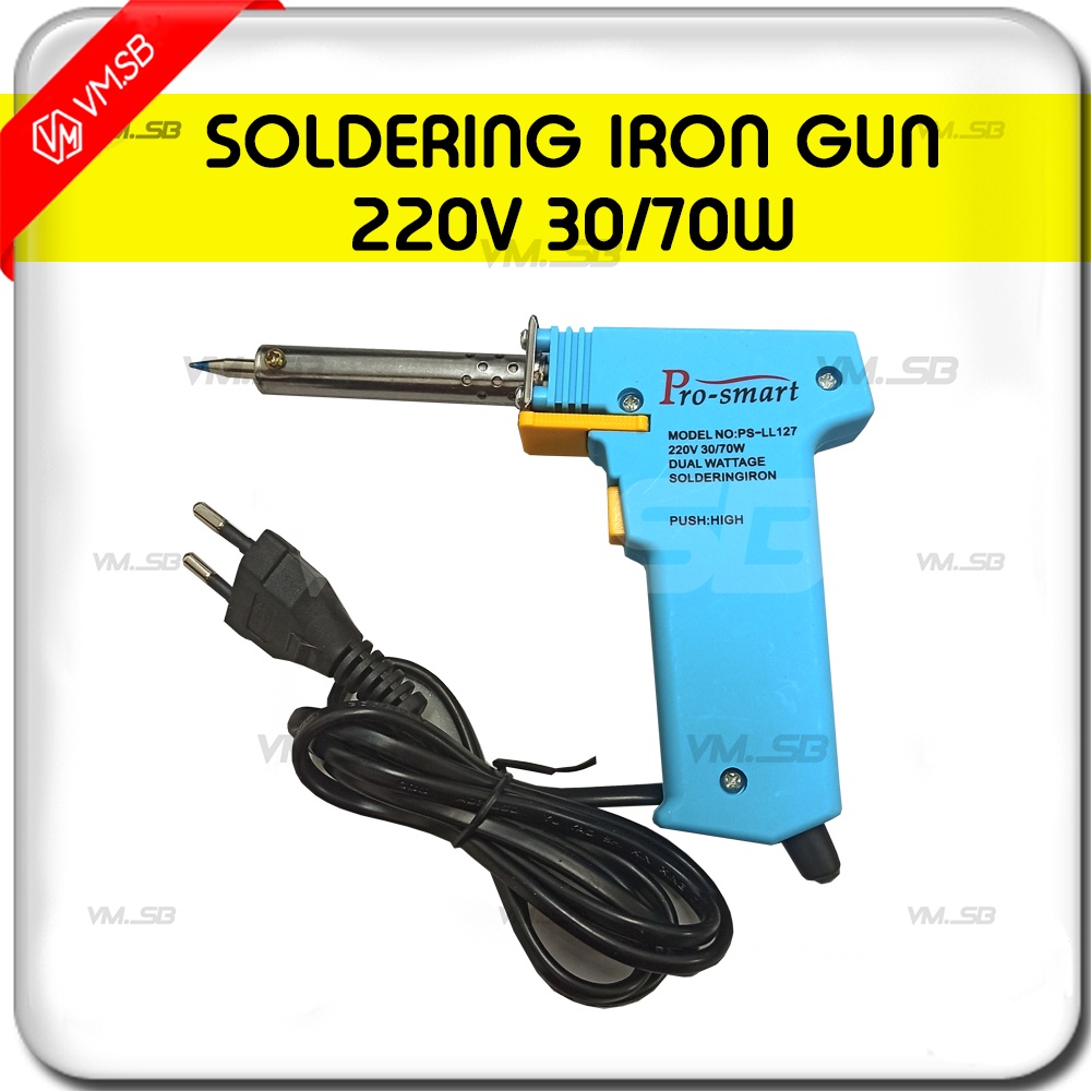 Multi Range Professional Soldering Iron 30W/70W DUAL Heat Soldering Gun ...