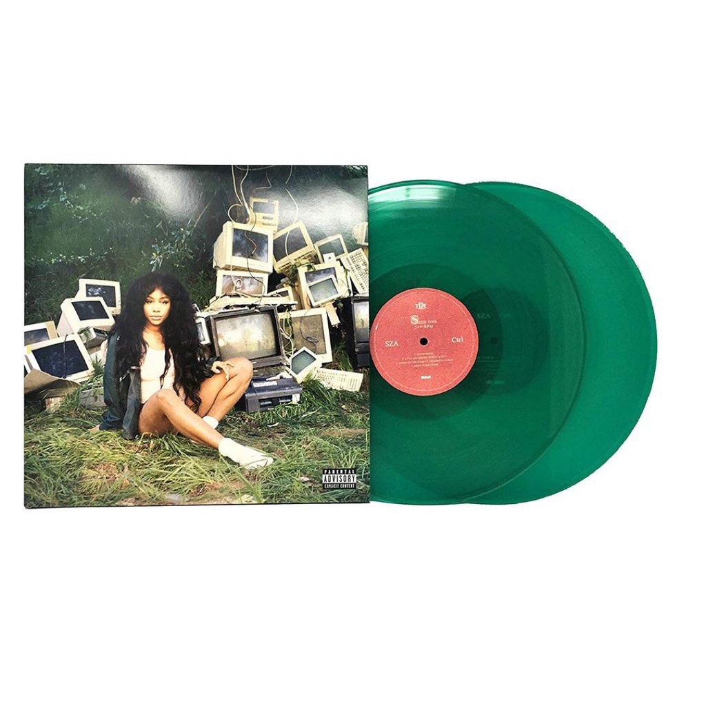 SZA - Ctrl vinyl 2x LP record (Translucent Green) | Shopee Malaysia
