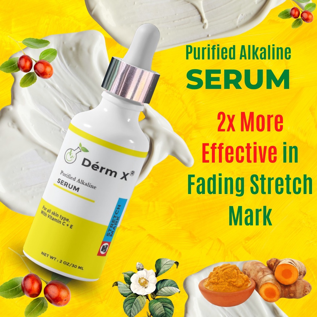 DermX SkinSolution Serum (Stretch Mark,Pudarkan Parut,Ratakan Tona ...