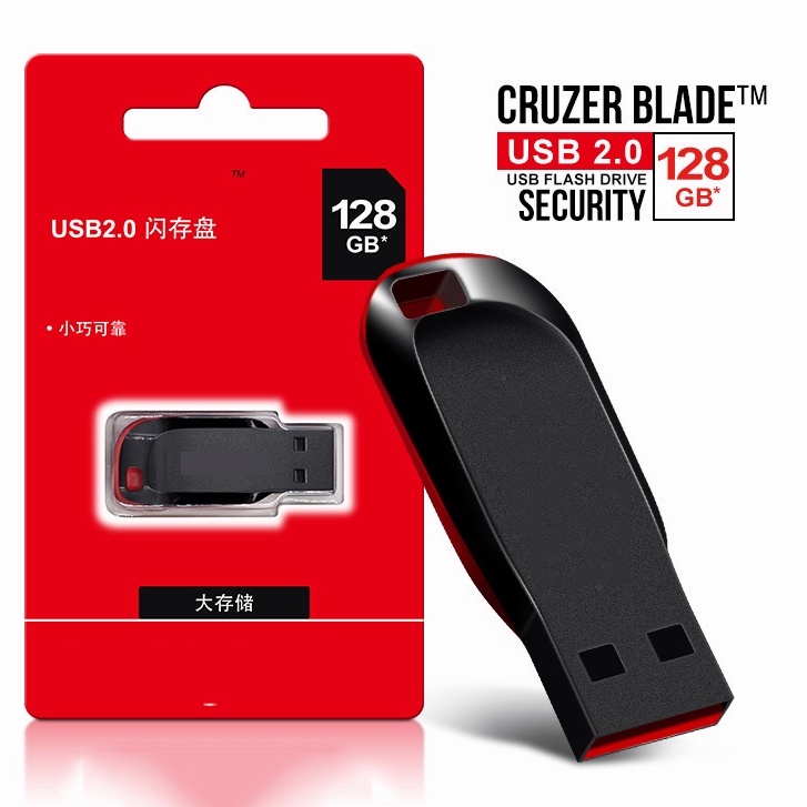Pendrive Cruzer Blade CZ50 USB 2.0 Flash Drive 128GB 256GB 512GB ...