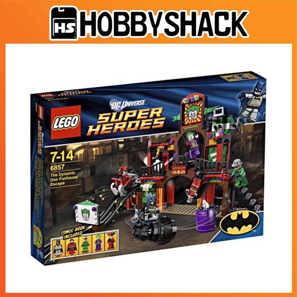 DC Universe Super Heroes The Dynamic Duo Funhouse Escape Set LEGO 6857 ...