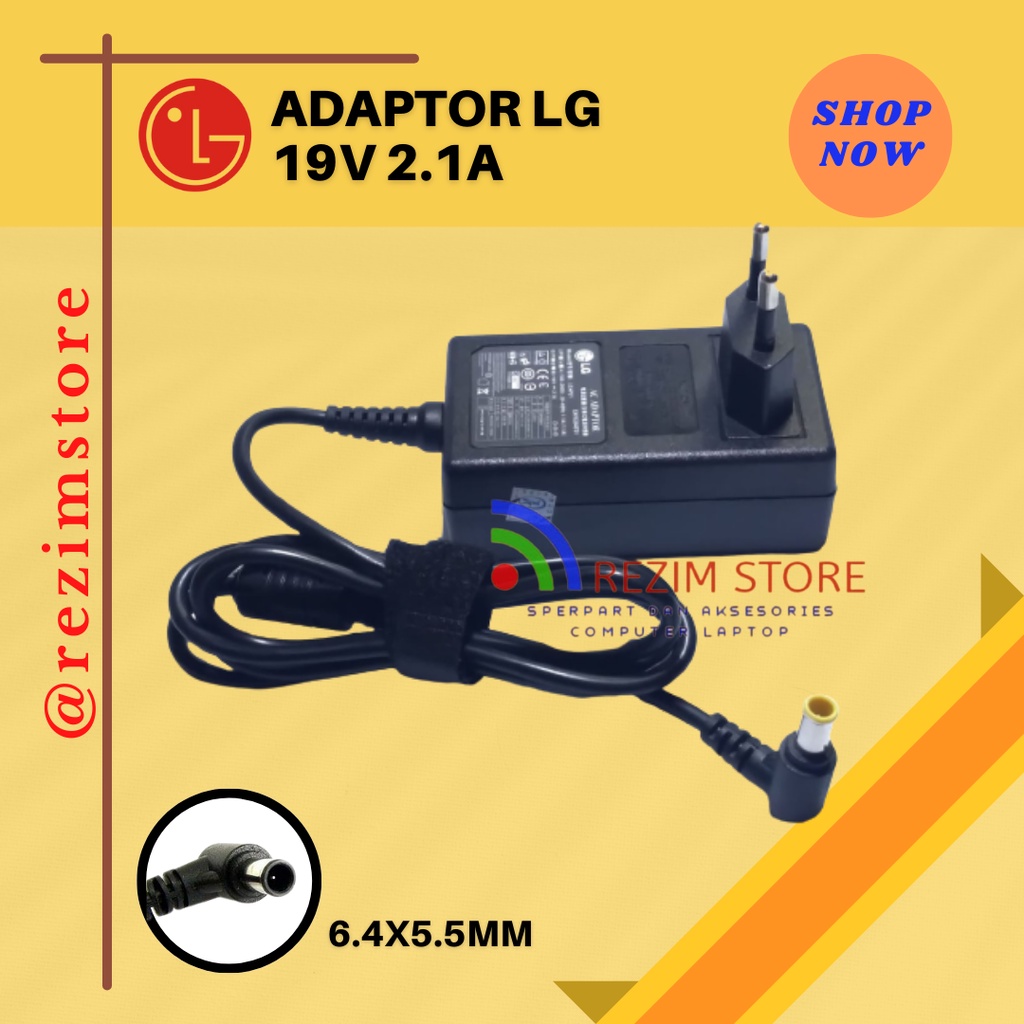 Switching Adapter Power Supply LG MONITOR 19V - 2.1A charger adapter LG ...