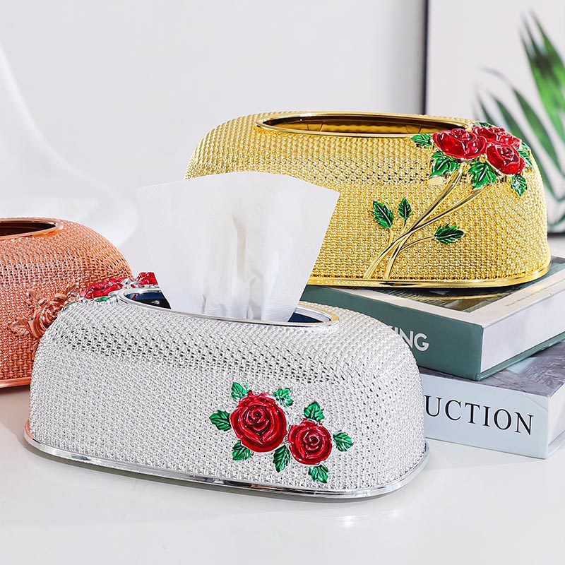luxury gold tissue box/tempat bekas tisu moden | Shopee Malaysia
