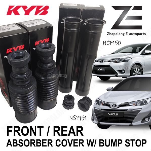Toyota Vios Keli NCP150 2013 - 2018 KYB Front Rear Absorber Dust Cover Shaft Bump Stops ...