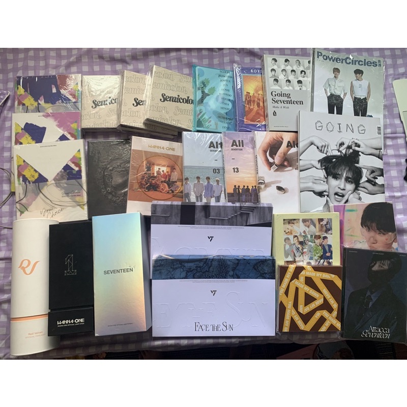 Album seventeen/love letter/boys be/going seventeen/semicolon/your choice/face the sun/attacca ...