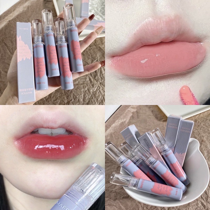 Water light lip glaze/dudu lip mirror water light lip glaze/non-stick ...