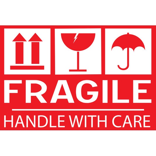ADD ON Fragile Sticker / Fragile Tape for Your Parcel !! | Shopee Malaysia