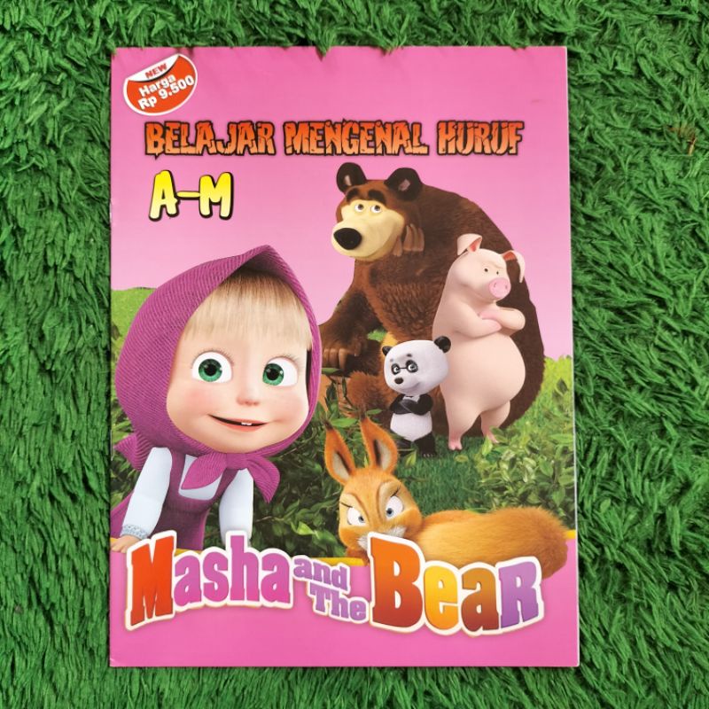 Original BOOK MASHA AND THE BEAR SMART COLORING LEARNING TO KNOW AN ...