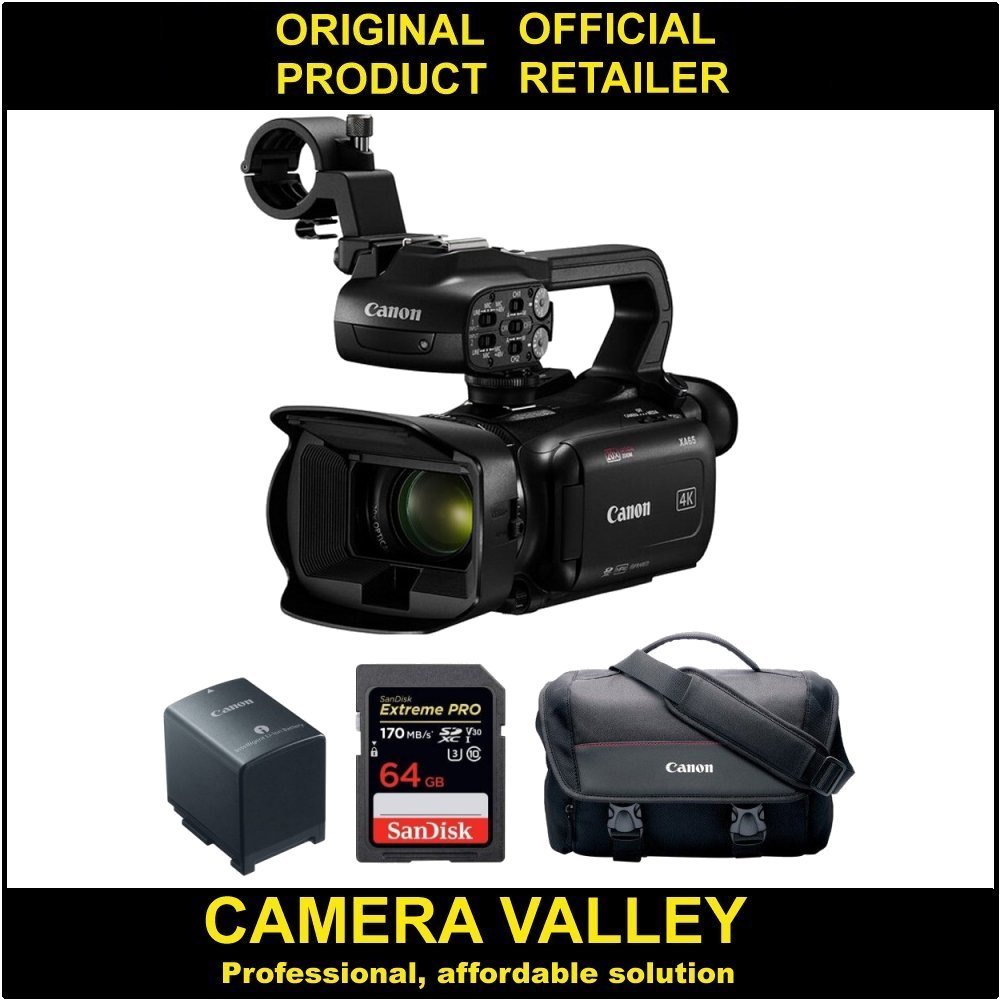 Canon XA60 XA65 XA70 XA75 XA50 XA40 Professional UHD 4K Camcorder + Ori ...