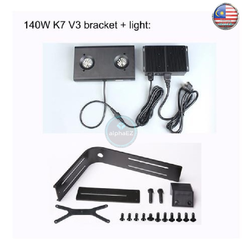 NOOPSYCHE K7 PRO III V3 140W WIFI Full Spectrum Aquarium Led Saltwater Marine Reef Coral Lights ...