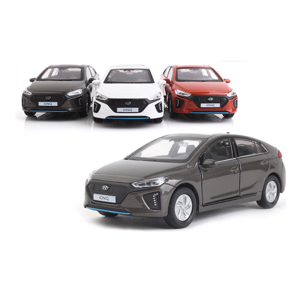HYUNDAI 1:38 Scale Diecast Pull Back Miniature Replica Ioniq Mini Car ...