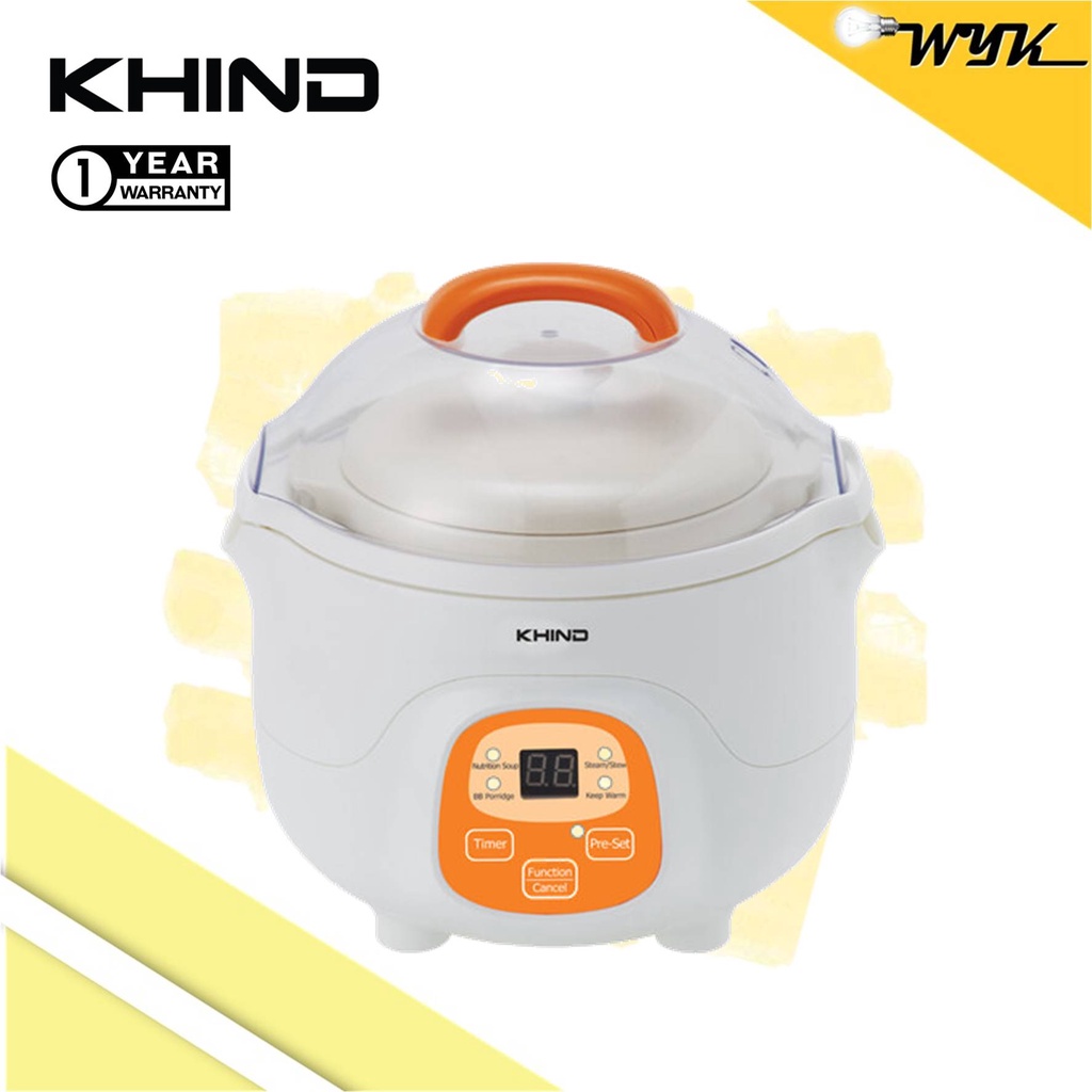 KHIND 0.7L Porridge Soup Cooker BPS07 | Shopee Malaysia