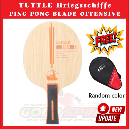 TUTTLE BATTLESHIP PURE WOOD FLOOR FROM GERMAN 5-PLYWOOD PING PONG BLADE ...