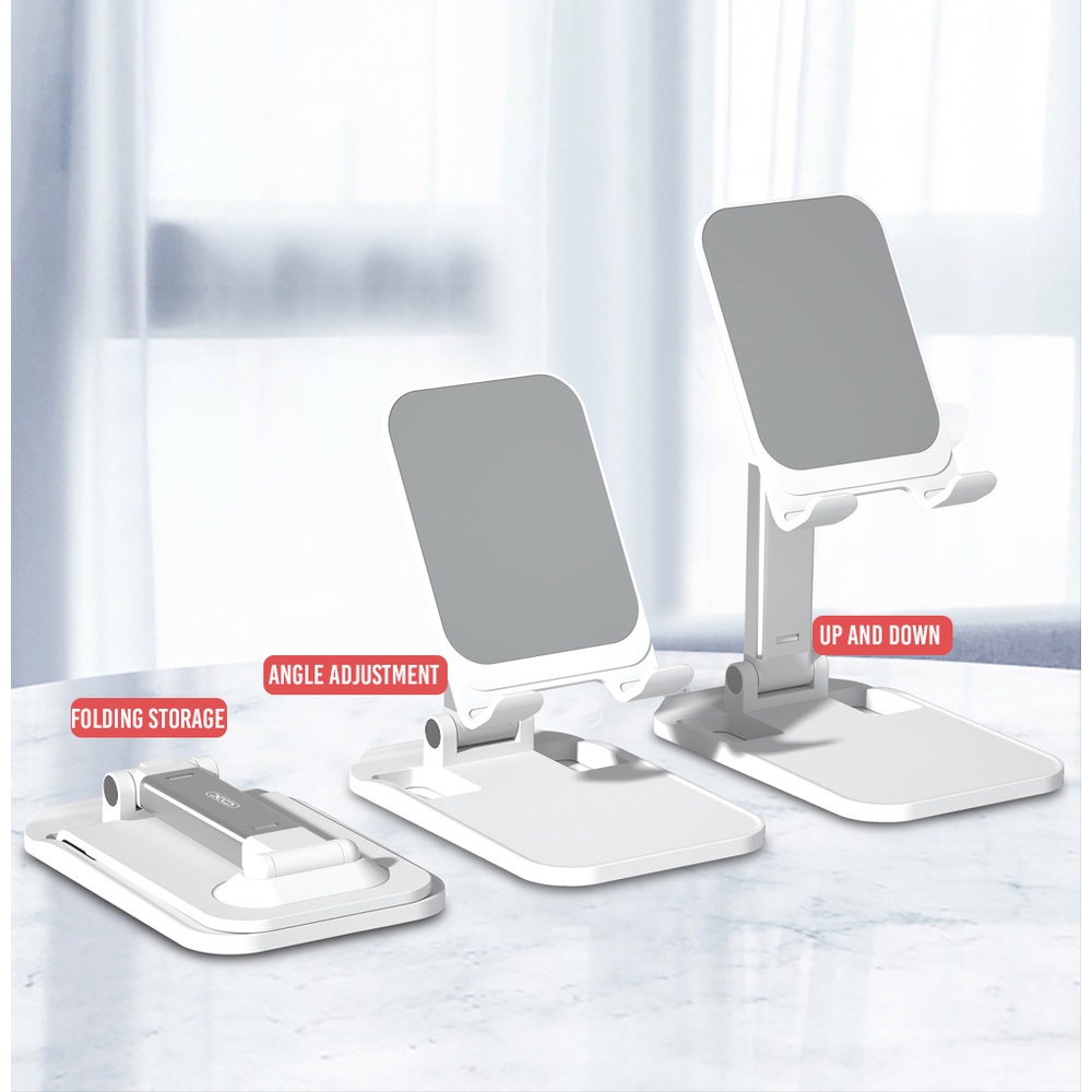 XO C67 Universal Mobile Phone Holder Stand Adjustable Metal DesktOPPO ...
