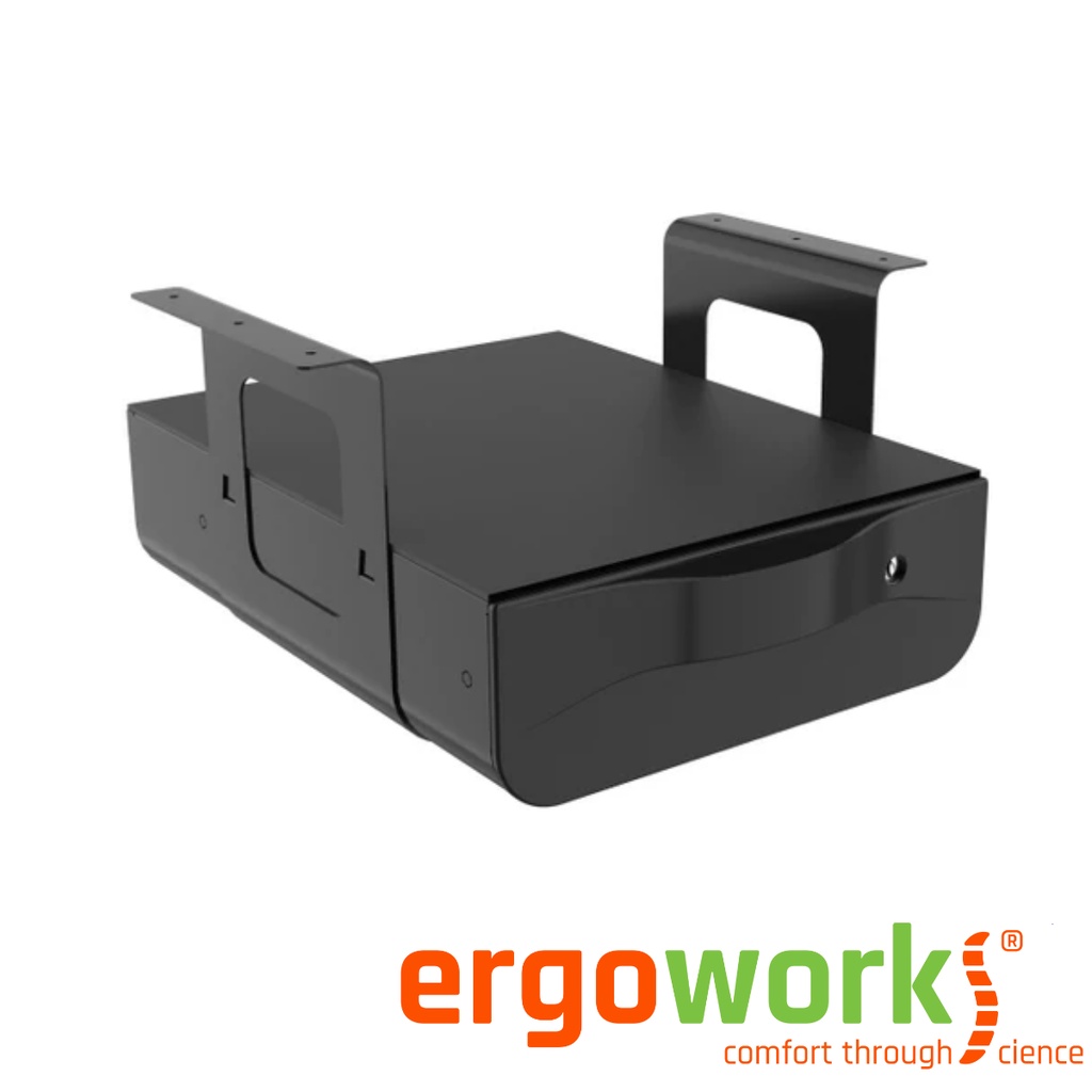 ERGOWORK Under-Desk Steel Side Drawer with Lock - EW-UD001 | Shopee ...