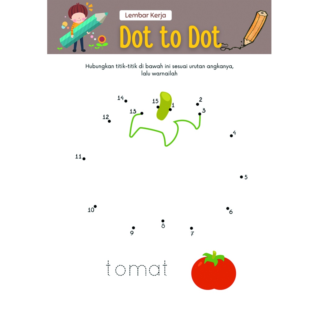 Children's Activities To Learn To Dot To Dot/Children's Activities ...