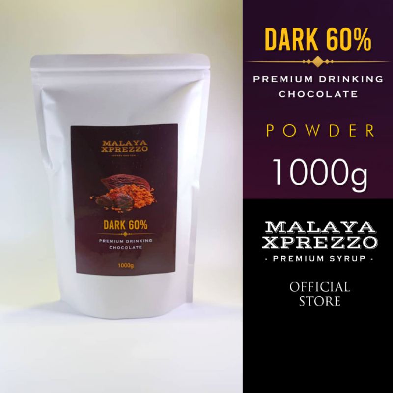 DARK 60% Premium Drinking Chocolate 1000g | Shopee Malaysia
