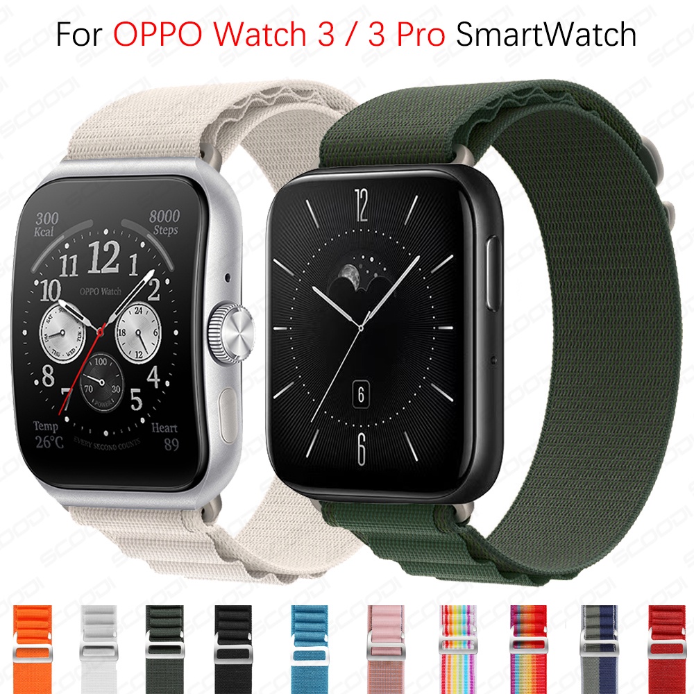 Alpine loop Nylon Strap for OPPO Watch 3 / 3 Pro SmartWatch band ...