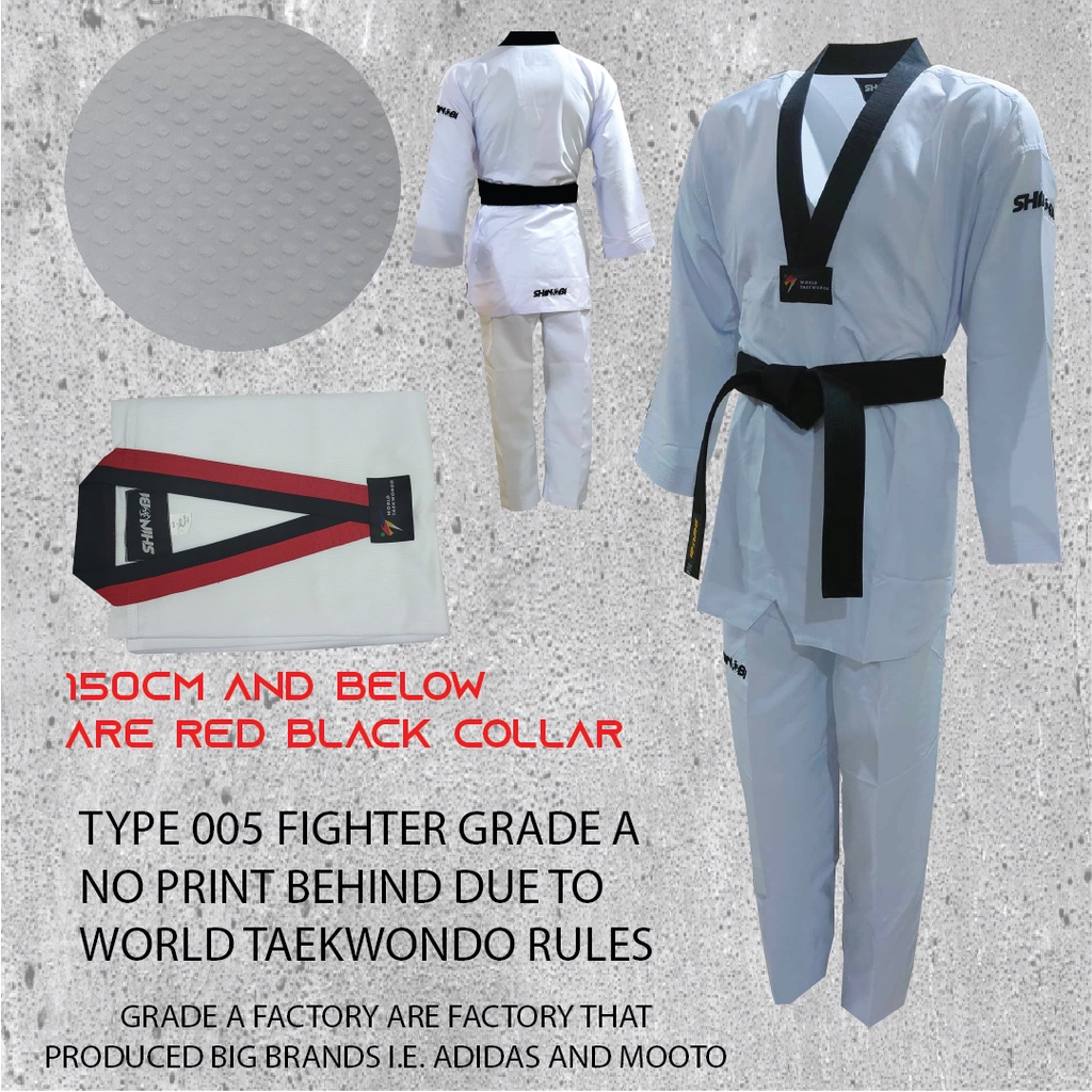 SHINOBI INTERMEDIATE TAEKWONDO FIGHTER FOR WORLD TAEKWONDO | Shopee ...