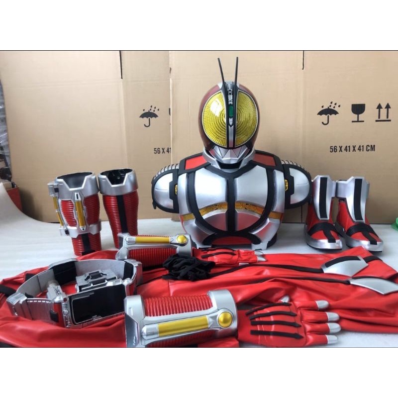 faiz blaster mode cosplay kamen rider faiz blaster red crimson | Shopee ...