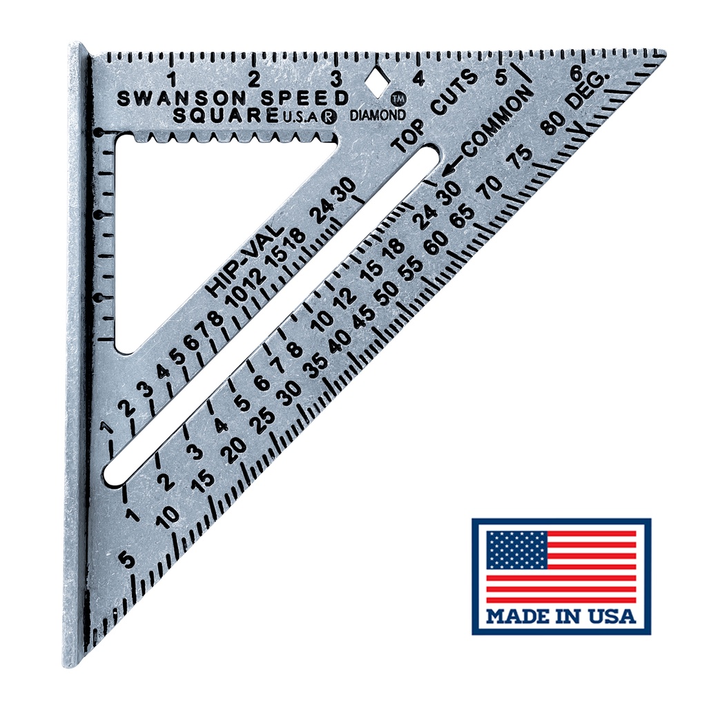 (READY STOCK) ORIGINAL Swanson Tools S0101 Speed Square 7 inch 7". Made ...