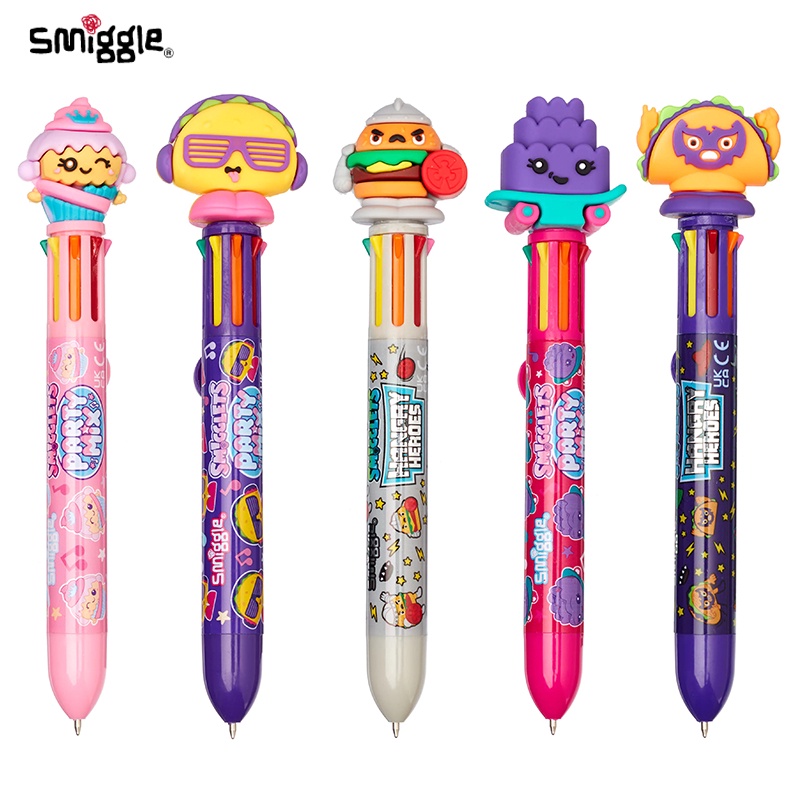 Smiggle Hangry Heroes Rainbow Pen Smigglets Party Mix Rainbow Pen ...