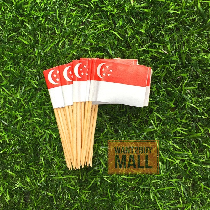 100pcs world Toothpick Bendera Malaysia Merdeka Cake Topper Malaysia ...