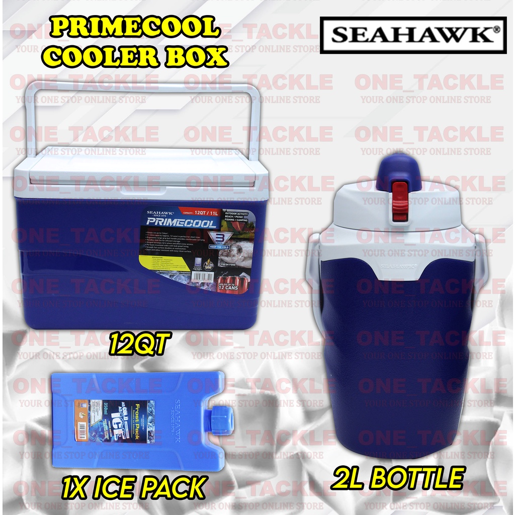 Seahawk - Primecool Cooler Box Combo ( 12QT+2L BOTTLE+ FROST PACK ...