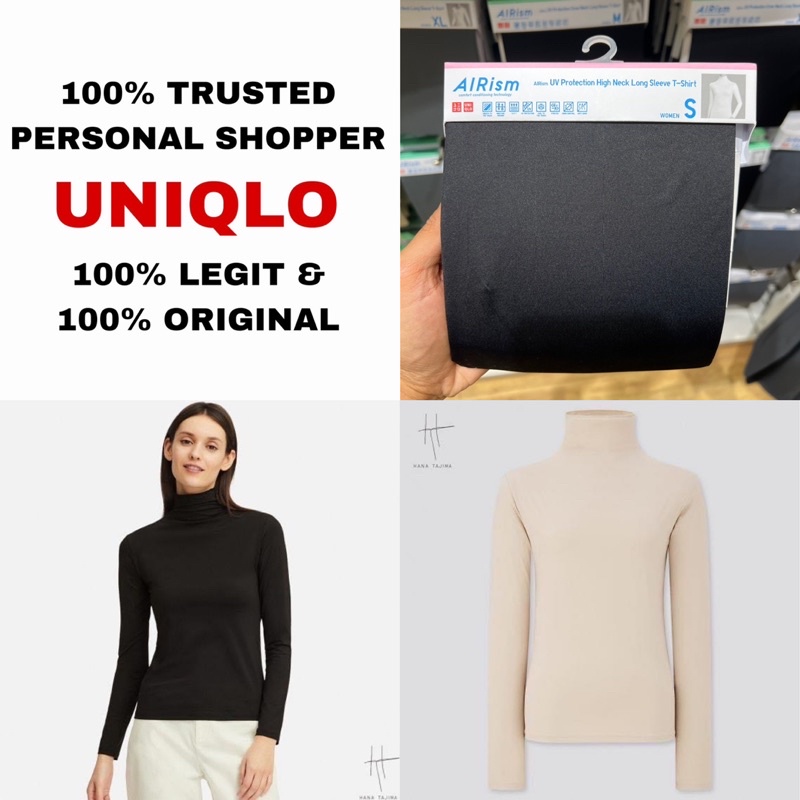 💯Original Uniqlo Turtle Neck Women Inner TShirt | Shopee Malaysia