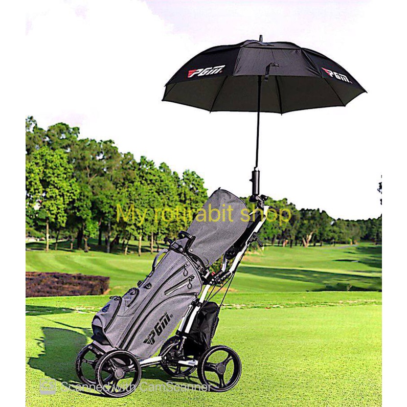 NEW GOLF TROLLEY 4 WHEEL FOLDABLE GOLF troli 4 roda dilipat - manual ...