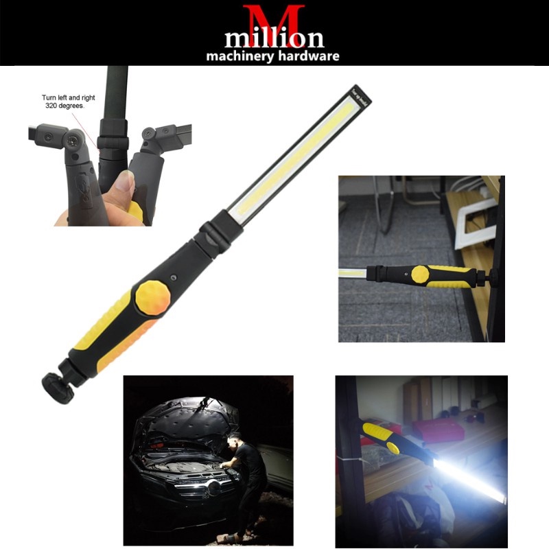 millionhardware - Flexible Magnetic USB Rechargeable COB Torch ...