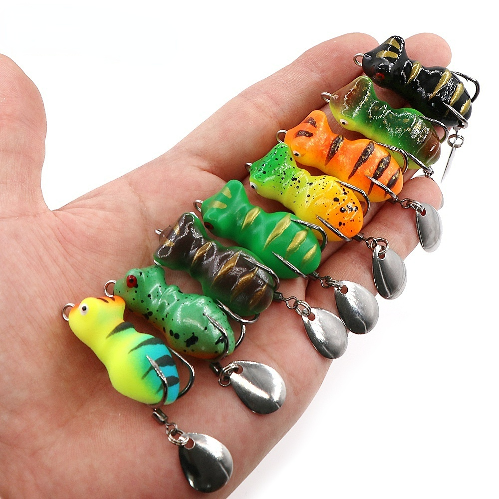 Umpan Casting Katak Mini Soft Frog Lure 4cm/5g New Small Soft Frog ...