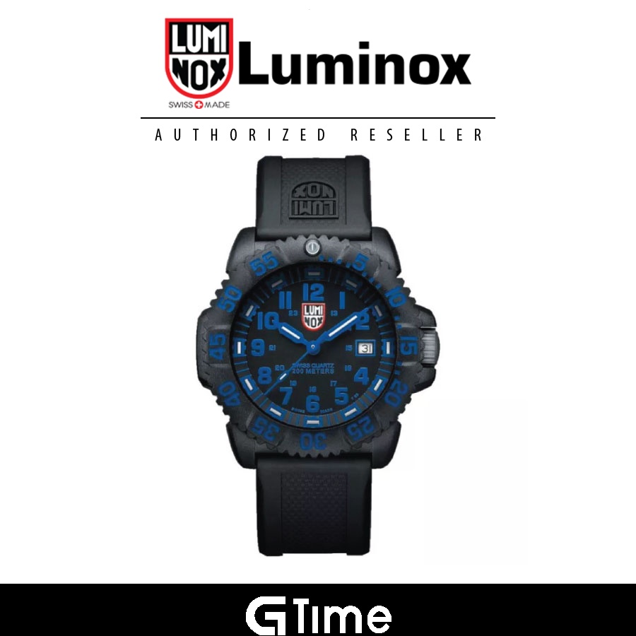 [Official Warranty] Luminox LM3053 Men's Navy Seal Colomark Silicone ...