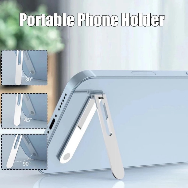 Universal One-word Folding Phone Holder/ Portable Adjustable Desktop ...
