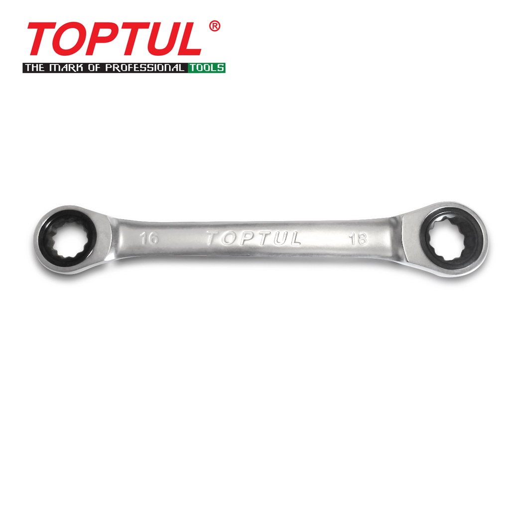 TOPTUL Ratchet Double Ring Wrench AEAR1618 | Shopee Malaysia