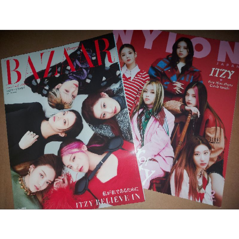 ITZY Japan Bazaar Nylon magazine Yeji Lia Ryujin Chaeryeong Yuna ...
