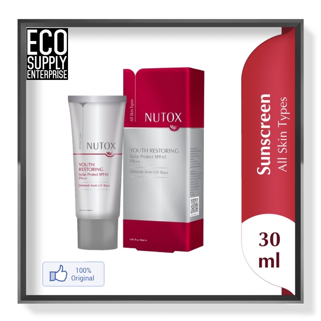 NUTOX Youth Restoring Solar Protect SPF45 PA++ 30ml - (All Skin Types ...