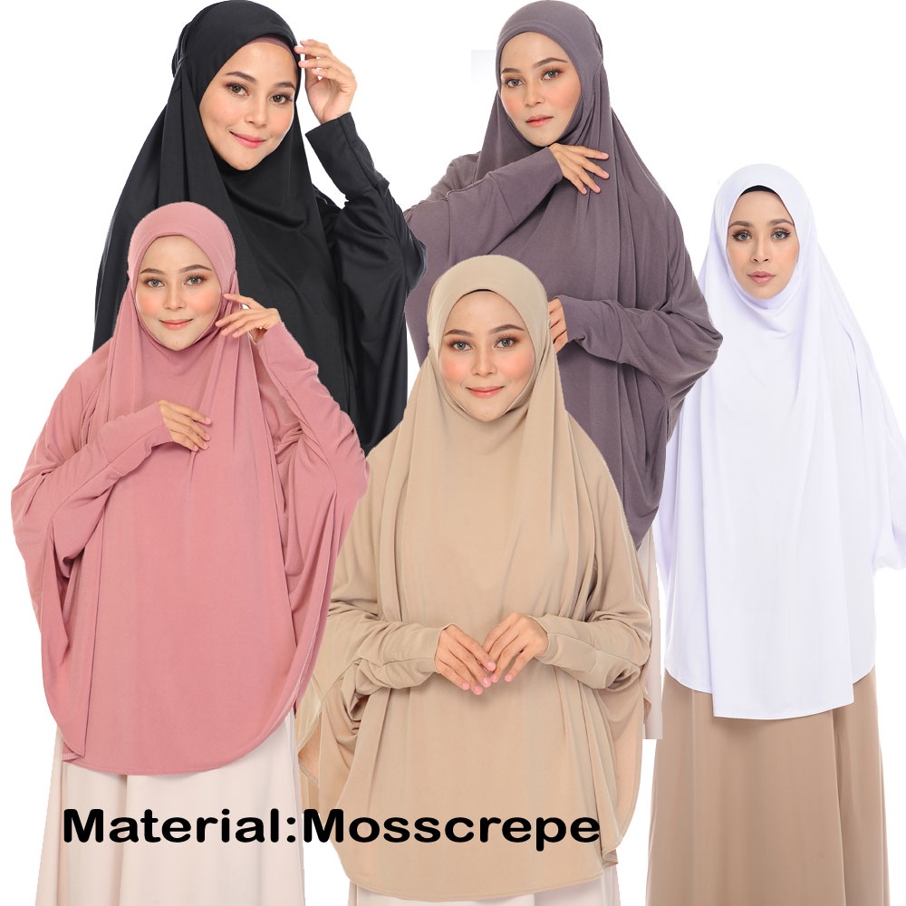 NAJJAH MINI MARYAM MINI TELEKUNG BERLENGAN LOOSE | Shopee Malaysia