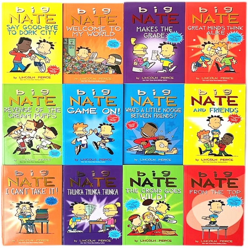Big Nate Lincoln Peirce Series 12 Books Collection Set For 7+ Full ...